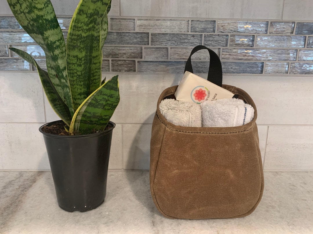 Small Wall Hanging Storage Bin - Etsy