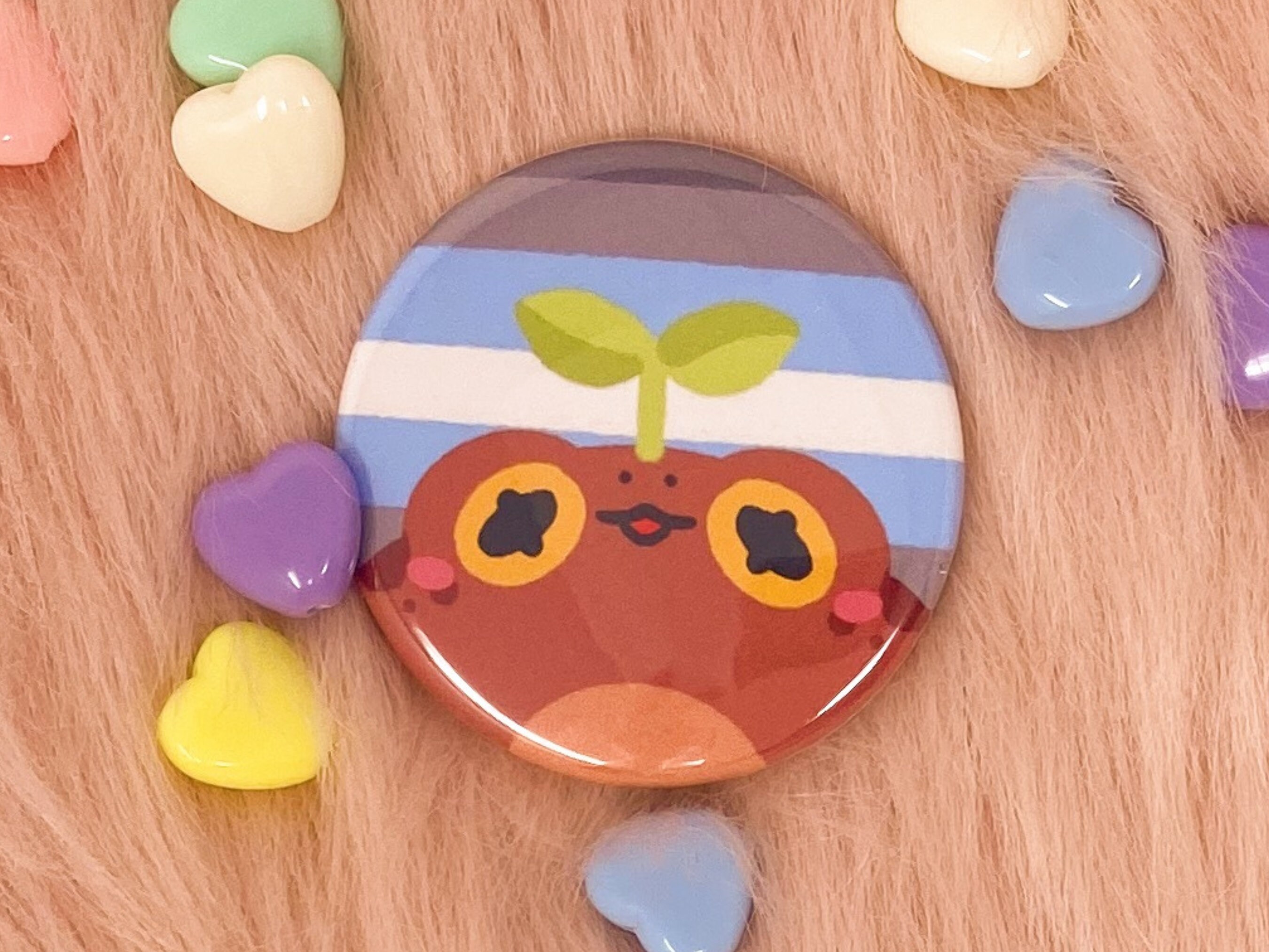 Demiboy Pin Queer Art Frog Buttons LGBT Pins - Etsy