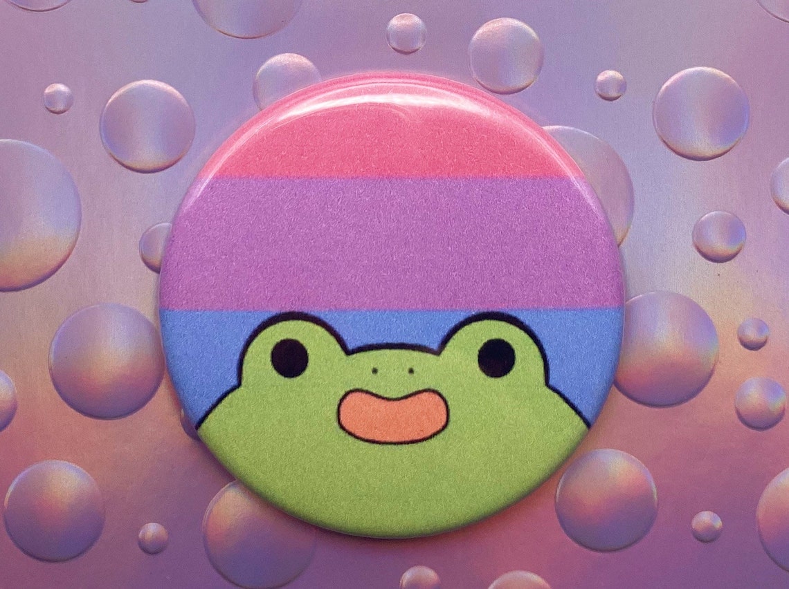 Bisexual Pin Bisexual Flag LGBTQ Pins Bi Pride Pin - Etsy