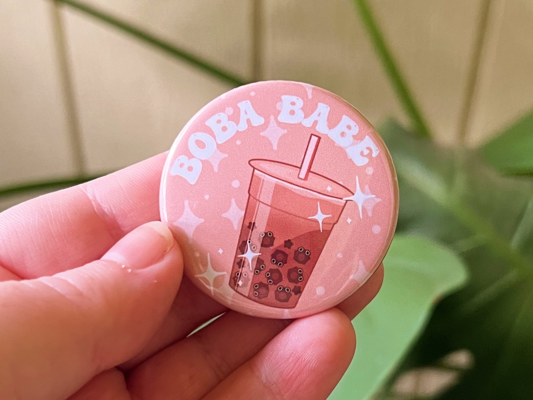Kawaii Pins Boba Pin Pins for Backpacks Bubble Tea Art - Etsy