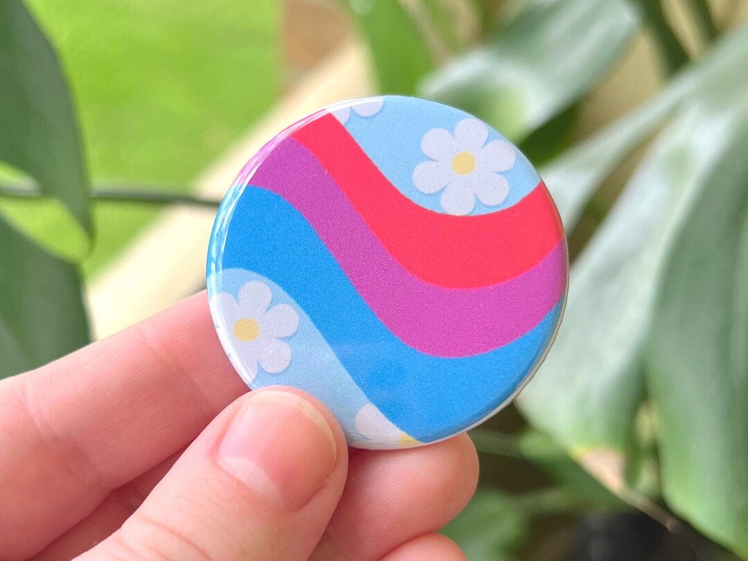 Bi Flag Queer Pin Bi Pride Pin Bisexual Pride Pin - Etsy