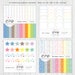 Stars Decorative Ribbon Borders Digital Clip Art Set, Pastel Rainbow ...