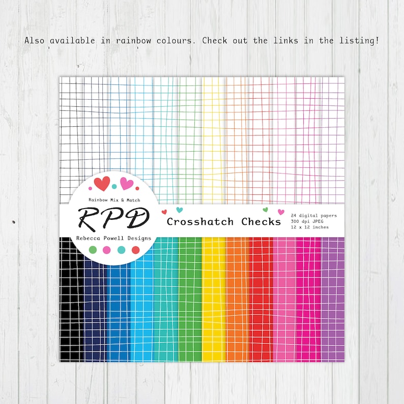 Crosshatch Pattern Seamless Digital Paper, Pastel Colours, White ...