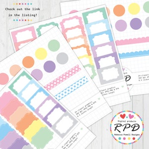 SALE Quatrefoil Digital Paper Seamless Pastel Colours - Etsy