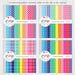 Plaid Check Seamless Pattern Digital Paper, Tinted Rainbow Colours ...