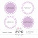 Vintage Style Digital Clip Art Frames, Pastel Colours, Scrapbooking ...