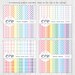 Plaid Tartan Check Seamless Digital Paper, Pastel Colours & White ...