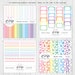 Stars Pattern Seamless Digital Paper Pack, Pastel Colours, White ...