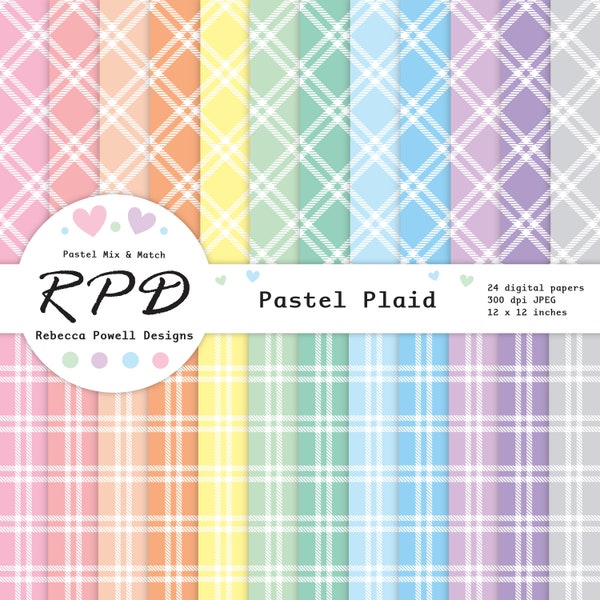 Tartan Paper - Etsy