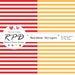 Stripes Pattern Seamless Digital Paper, Rainbow Colours & White ...