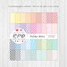 Polka Dots Digital Paper, Seamless Pattern, Rainbow Colours & White ...
