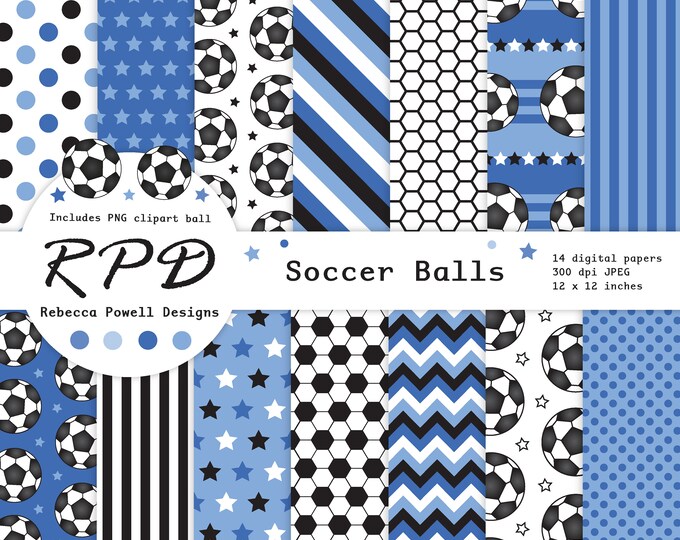 Football Sports Seamless Pattern | Digital Download | Unlimited ...