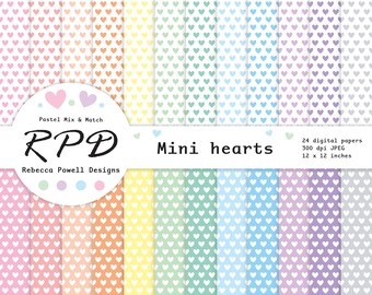 Lined Stripe Digital Paper Pack, Seamless Pattern, Neutral Colours ...