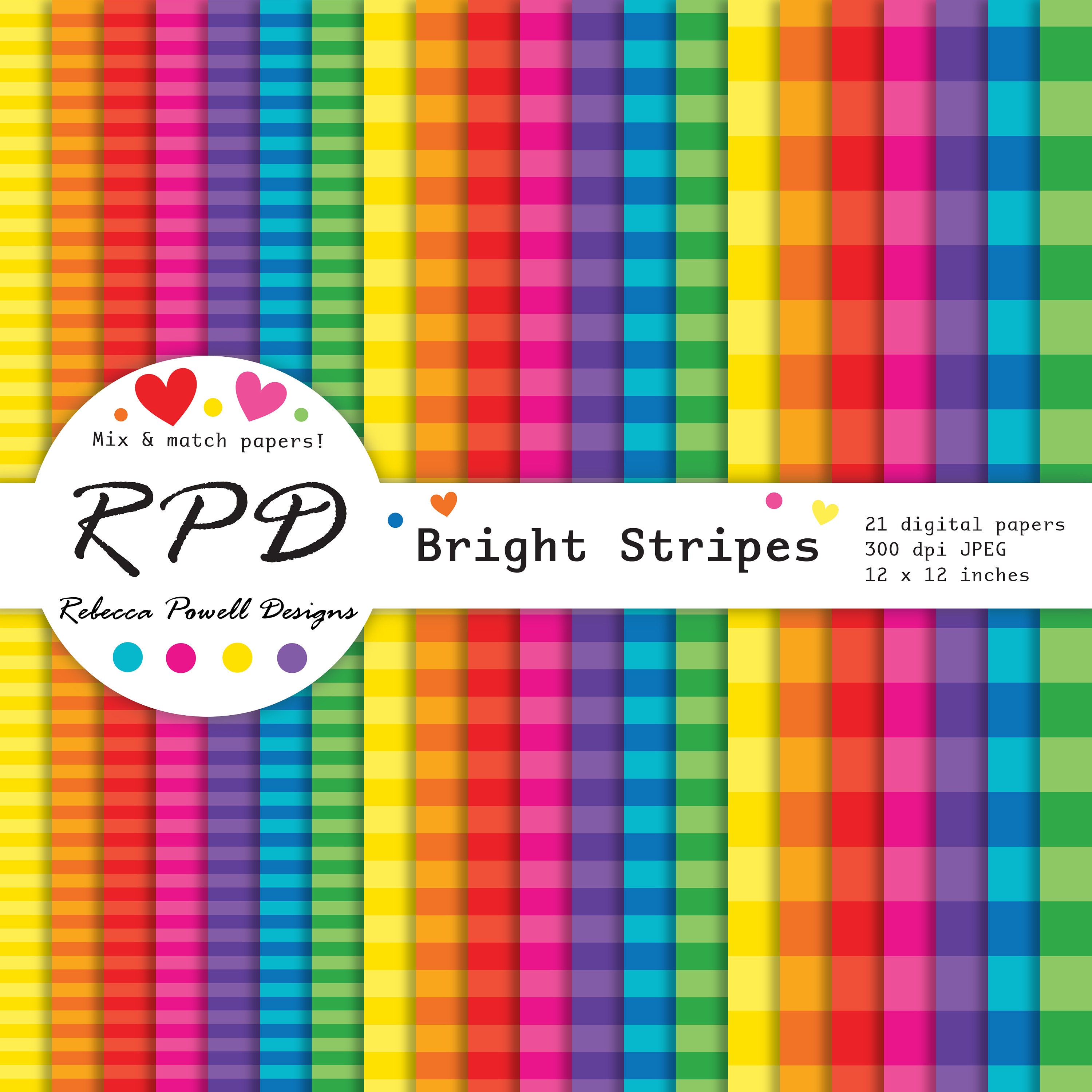 Colourful Horizontal Stripes