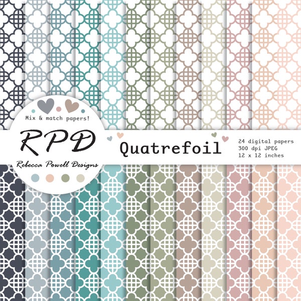 Quatrefoil Pattern - Etsy