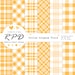Yellow & White Gingham Plaid Digital Checks Paper, Seamless Patterns ...