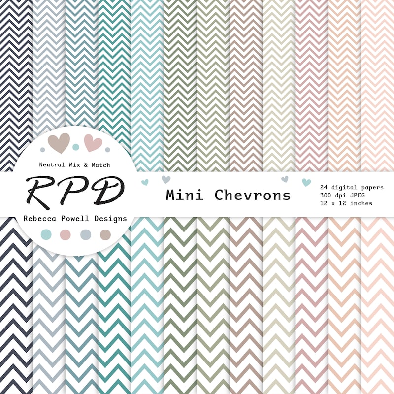 Chevron and Stripe - Etsy