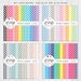 Gingham Pattern Seamless Digital Paper, Pastel Colours & White ...