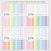 Gingham Pattern Seamless Digital Paper, Pastel Colours & White ...