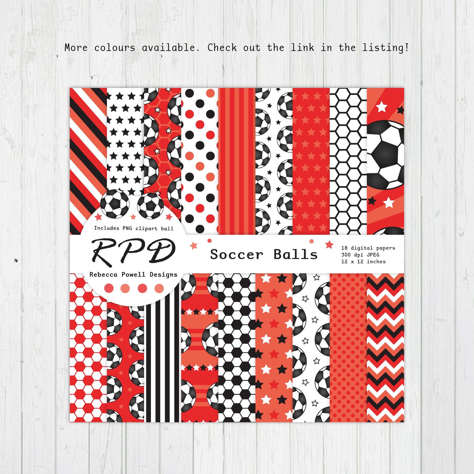 Pink Soccer Digital Paper Pack, Printable Seamless Football Patterns ...