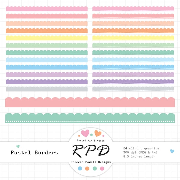 Scallop Border - Etsy