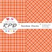 Plaid Tartan Check Seamless Digital Paper, Rainbow Colours & White ...