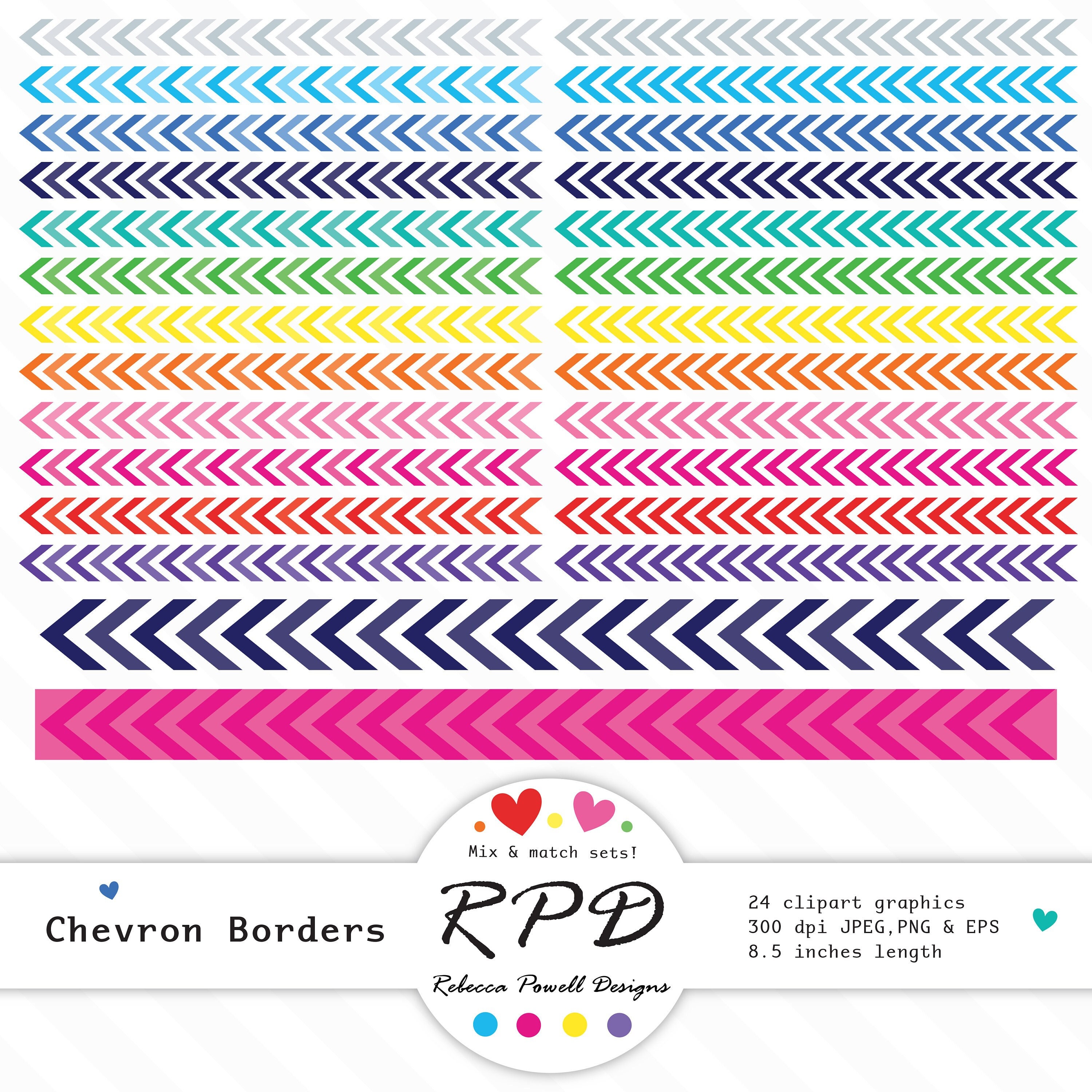 Chevron Page Border Template