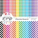 Mini Love Hearts Digital Paper Pack, Seamless Pattern, Pastel Rainbow ...