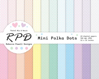 Plaid Pattern Seamless Digital Paper, Pastel Colours & White, Scrapbook ...