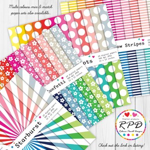 Mini Polka Dots Digital Paper Seamless Pattern Rainbow - Etsy