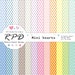 Mini Love Hearts Digital Paper Pack, Seamless Pattern, Pastel Rainbow ...