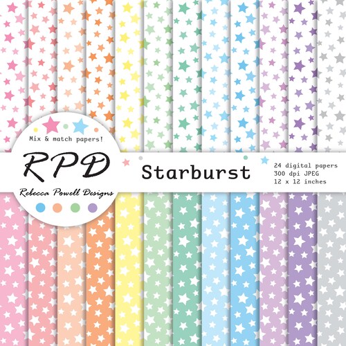 Pastel Daisy Digital Paper - Etsy