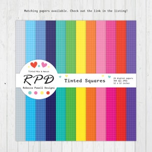 Lined Digital Paper Pack, Crosshatch Grid Checks, Seamless, Notebook ...