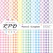 Boho Muted Gingham Seamless Pattern, Muted Boho Backgrounds, Printable ...