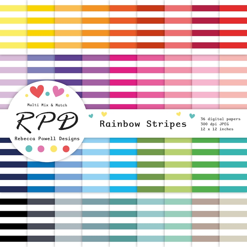 Stripe Background - Etsy