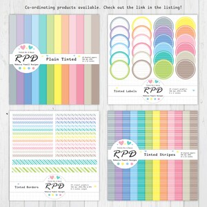 ABC Alphabet Letters Digital Paper, Seamless Pattern, Tinted Pastel ...