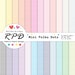 Mini Polka Dots Digital Paper Pack: Rainbow Seamless Pattern (12x12 ...