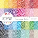 White Dots Digital Paper, Seamless Pattern, Rainbow Colours ...