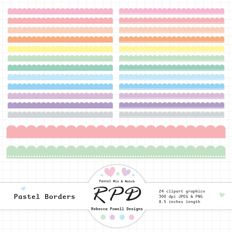 Scallop Border - Etsy