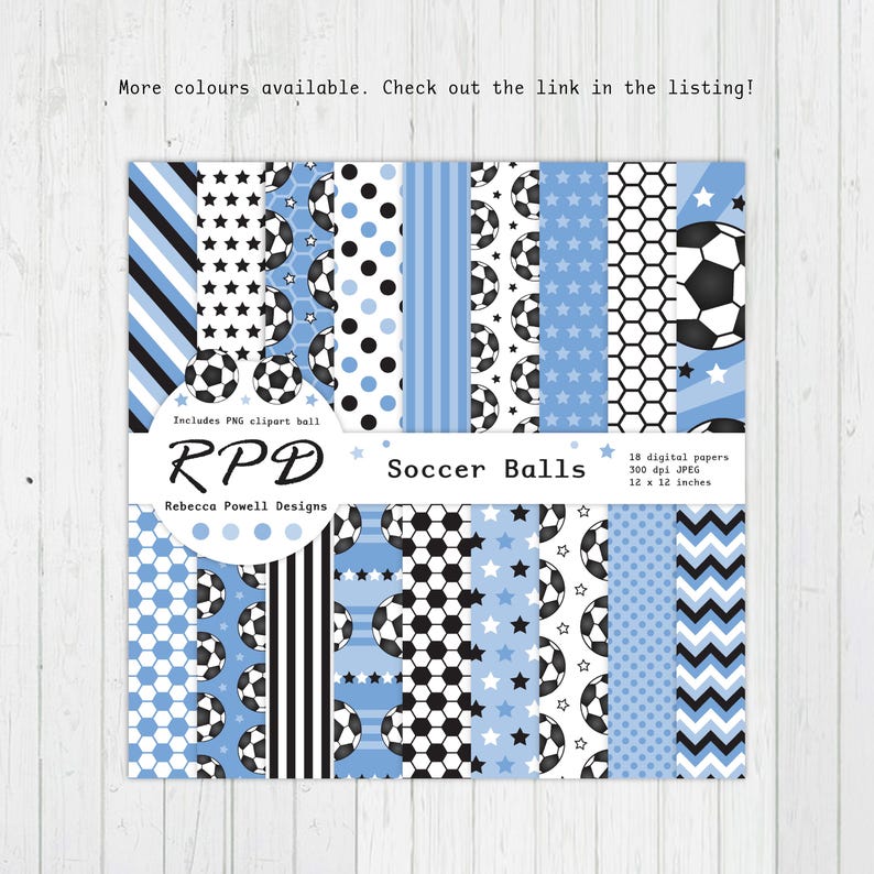Pink Soccer Digital Paper Pack, Printable Seamless Football Patterns ...