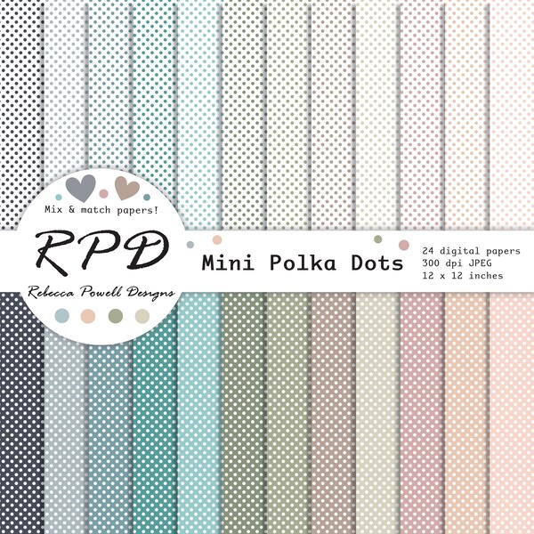 Polka Dot Paper - Etsy