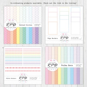 Circles Digital Clip Art Set, Geometric, Pastel Colours, Png ,jpeg ...