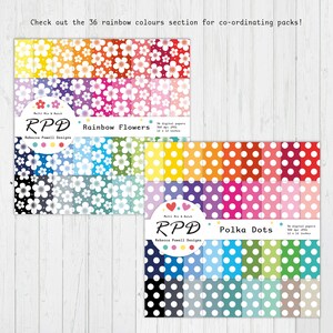 Cute Flowers Digital Paper Pack, Seamless Floral Confetti Pattern ...