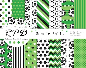 Football Digital Papers Sports Printable Background Football - Etsy