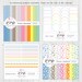 Stars Decorative Ribbon Borders Digital Clip Art Set, Pastel Rainbow ...