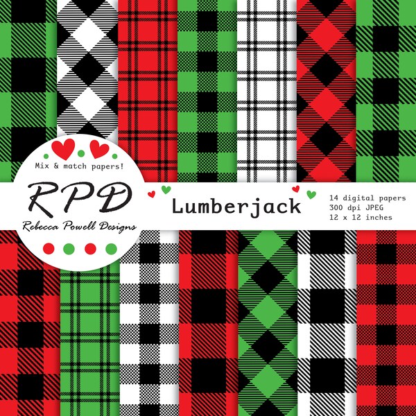Red and Black Plaid - Etsy