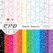 Grid Pattern Seamless Digital Paper, Rainbow Colours, White Backgrounds ...