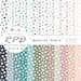 100 Seamless Tinted Cute Raining Cloud Digital Papers 12x12" 300 Dpi ...