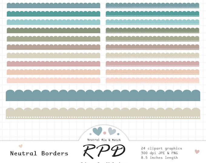 SALE 1200 Digital Borders Clipart Lace Trim Clipart Heart Garland ...