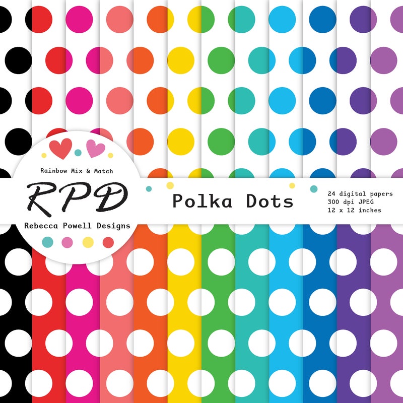 Polka Dot Background - Etsy